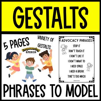 Gestalts Phrases To Model Gestalt Language Processor Gestalt Language Processing