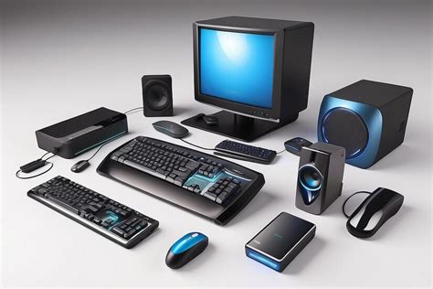 Premium Photo View Of 3d Computer Device With Peripheral Devices