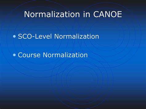 PPT CANOE A C Ourse A Ssembly And NO Rmalization Tool For E Learning PowerPoint Presentation