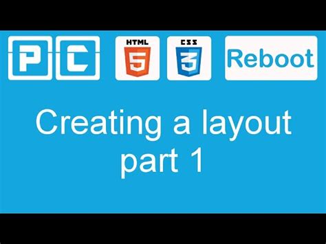 Html5 And Css3 Beginners Tutorial 34 Creating A Website Layout Part