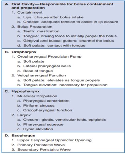 Dysphagia Flashcards Quizlet
