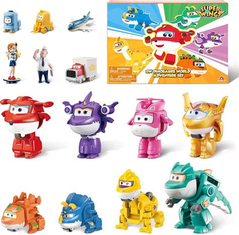Super Wings 14 Pack Transforming Toys 2 Inch Airplane