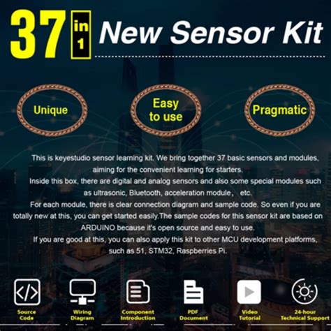 Keyestudio New Sensor Kit In Box For Arduino