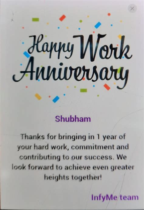 shubham raut on linkedin completed one year at infosys ltd ♥️ and