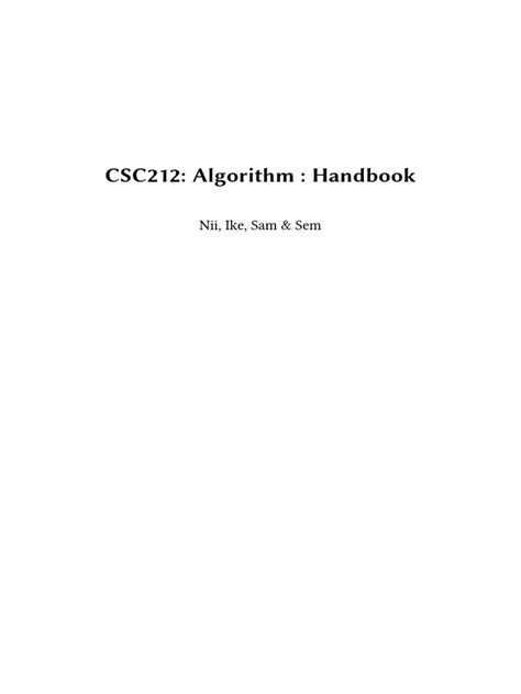 Algorithm Pdf Time Complexity Computational Complexity Theory