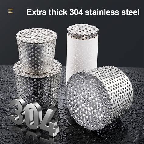 304 Stainless Steel Pipe Cover Universal Drainage Cover Insect Proof