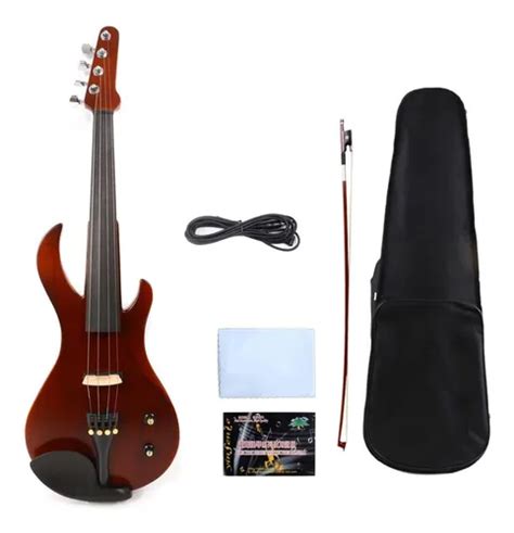 Violín Eléctrico 4 4 Violín Eléctrico De Tamaño Completo De Cuotas
