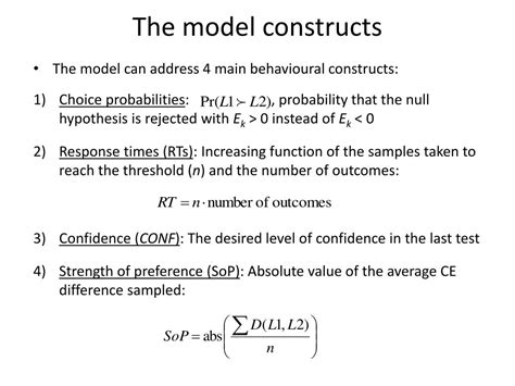 Ppt Sequential Expected Utility Theory Sequential Sampling In Economic Decision Making Under