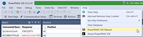 ide manual mismatch power pmac omron forums