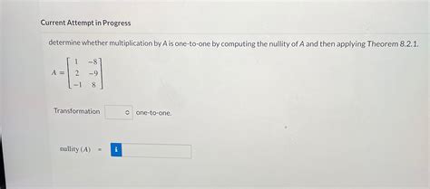 solved current attempt in progressdetermine whether