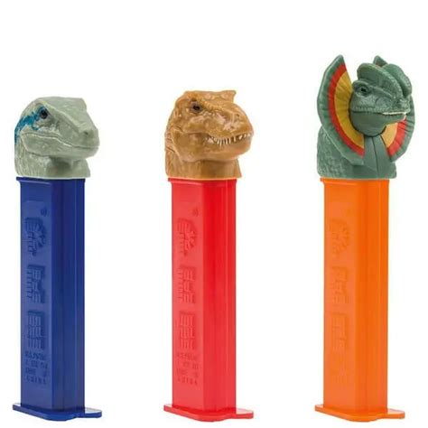 Jurassic World Dinosaur Pez Candy Packs 12 Piece Display Candy Store