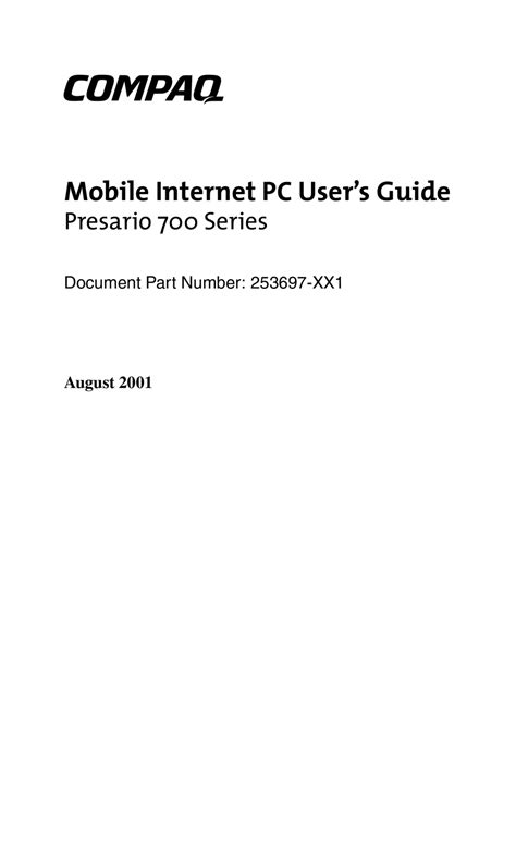 Compaq Presario Series User Manual Pdf Download Manualslib