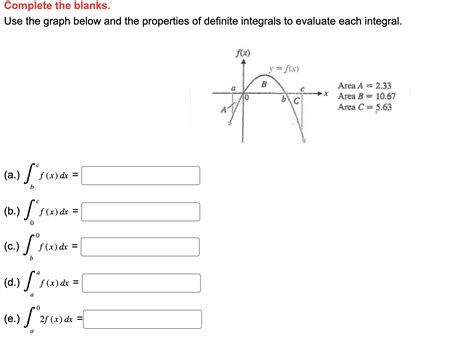 How To Evaluate Each Integral Using The Properties Of Definite Integrals R Calculus