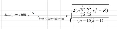 which post hoc test can i use after a friedman test jmp user community