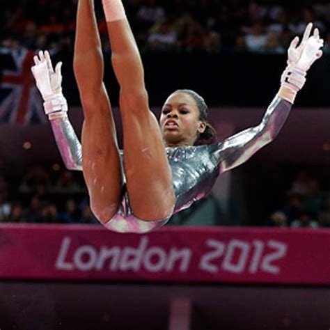 Gabby Douglas Bars Handstand