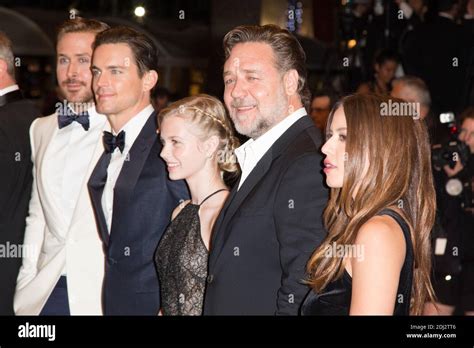 Actor Ryan Gosling And Actor Matt Bomer Angourie Rice Russell Crowe Murielle Telio Cannes