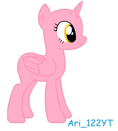 Mlp Side View Base By Ari122yt On Deviantart