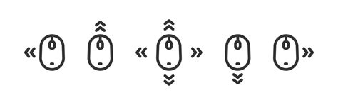 Computer Mouse Icon Device Scroll Mouse Cursor Pointer 54989524