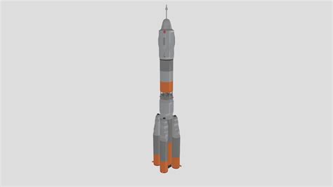 Soyuz Rocket 3d Model At Jennifer Vidal Blog