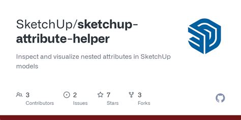 github sketchup sketchup attribute helper inspect and visualize