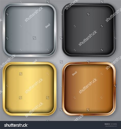 App Icons Set Vector Illustration Stock Vector Royalty Free Shutterstock