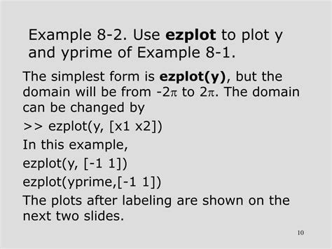 Ppt Chapter 8 Calculus Operations With Matlab Powerpoint Presentation Id 1191980