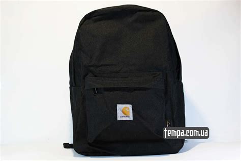 Рюкзак Carhartt Black черный backpack портфель | Tempa