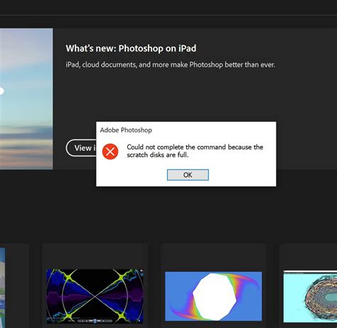 Plenty Of Room On Scratch Disk But Still Getting Adobe Community