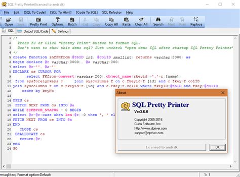 Review Menggunakan Program Format Sql Sql Pretty Print