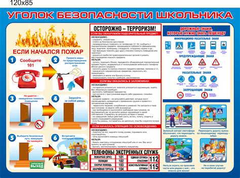 Шаблоны для уголка безопасности в начальной школе для распечатки ...