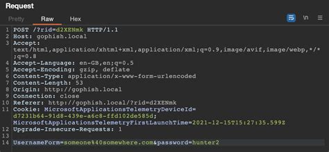 Issues With Credential Gathering · Issue 2687 · Gophishgophish · Github