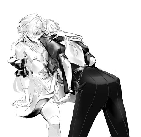 Rule 34 2girls Absurdres Arm Tattoo Backless Outfit Bare Shoulders