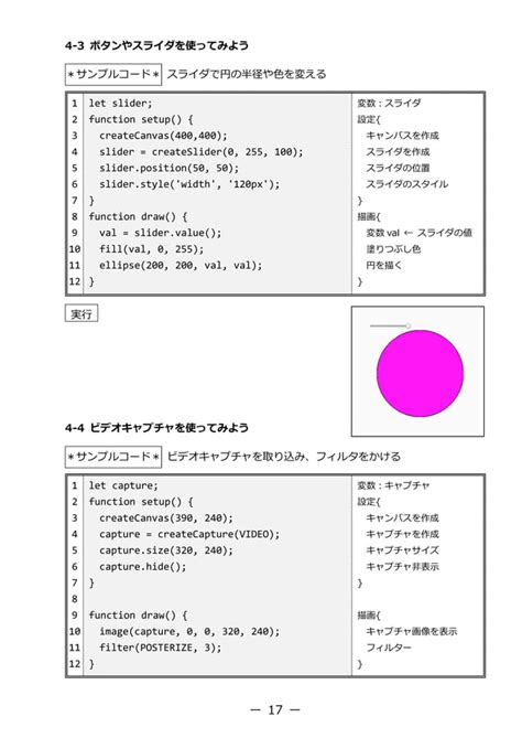 p5 js 授業テキスト pdf