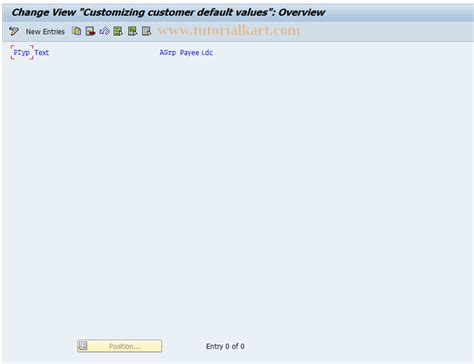 FZ96 SAP Tcode Customizing Default Value PART DI FZ96 SAP Tcode Customizing Default Value PART DI