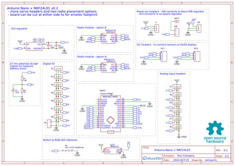 Arduino Nano NRF L V OSHWLab