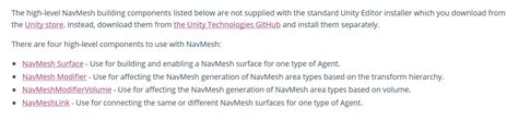 what s the story with the new navmesh components r unity3d