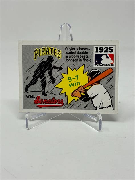 1968 Fleer Baseball RG Laughlin 1911 World Series Card EX EBay