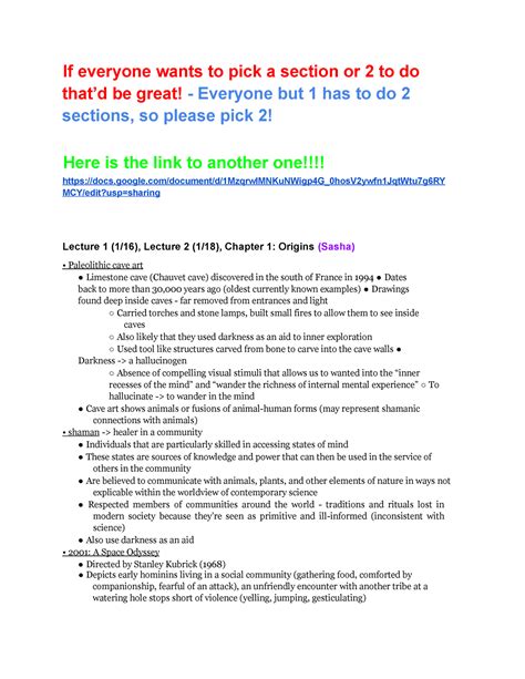 MCB C61 Midterm 1 Study Guide If Everyone Wants To Pick A Section Or 2 To Do Thatd Be Great