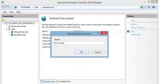 How To Set Default Page In IIS QualiSpace Knowledge Base