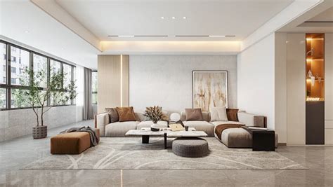 现代客餐厅 室内设计 拓者设计吧 3 花瓣网