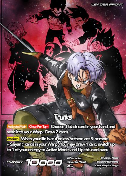 Ssg Trunks Crimson Warrior Billiam Customz