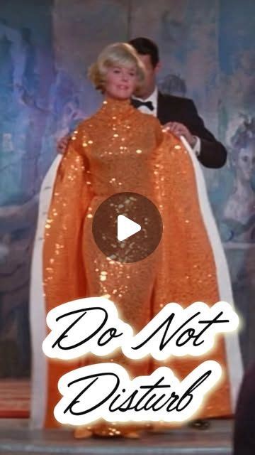 ʀᴀᴄʜᴇʟ On Instagram Doris Days Orange Sequin Dress Scene Also A