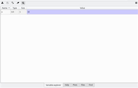 Variable Explorer Search Button Keeps Pressed After Hiding The Search