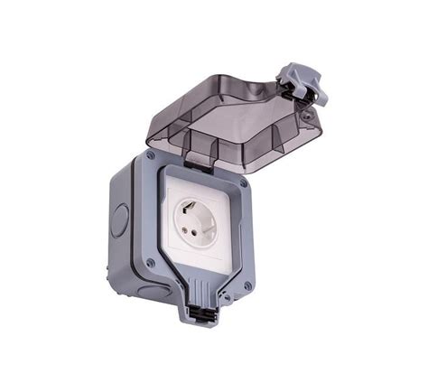 Weatherproof Switched Socket 1ch Ip66 Eu Extradigital