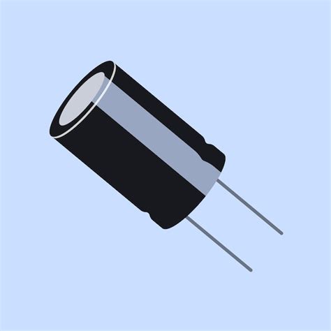 Premium Vector Electrolytic Capacitor Isolated Vector