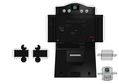 Nes Controller By Cubbes On DeviantArt Paper Crafts Paper Models Paper Toys