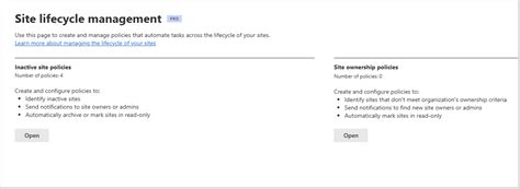 Create Sharepoint Site Ownership Policy Sharepoint In Microsoft 365 Microsoft Learn