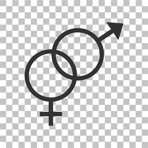 Sex Symbol Sign Dark Gray Icon On Transparent Background Stock Vector Asmati1702 Gmail Com