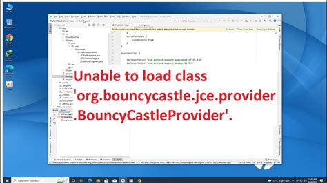 unable to load class org bouncycastle jce provider