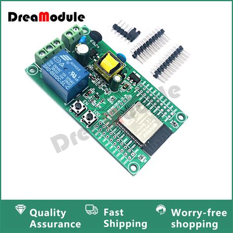 esp32 릴레이 와이파이 릴레이 보드 단일 릴레이 모듈 ac 전원 개발 보드 i o 포트 uart 프로그램 다운로드